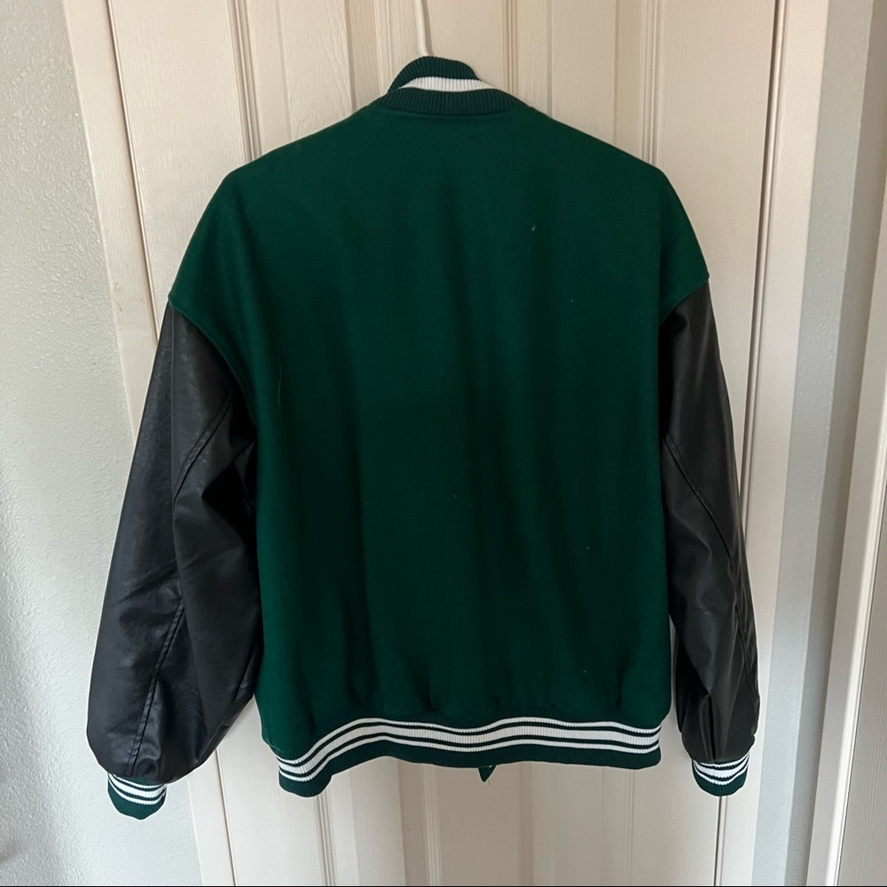 Green Leatherman Varsity Jacket - Gem